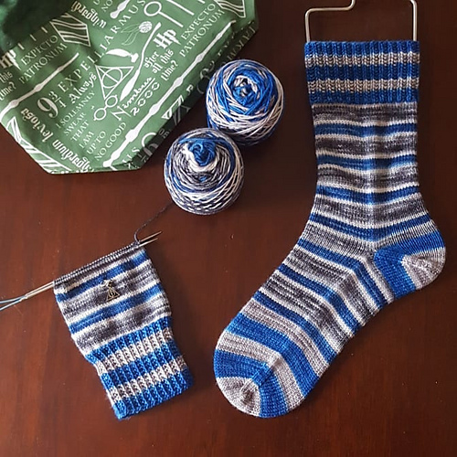 Ravelry: Accio Wizard Socks pattern by Louise Robert