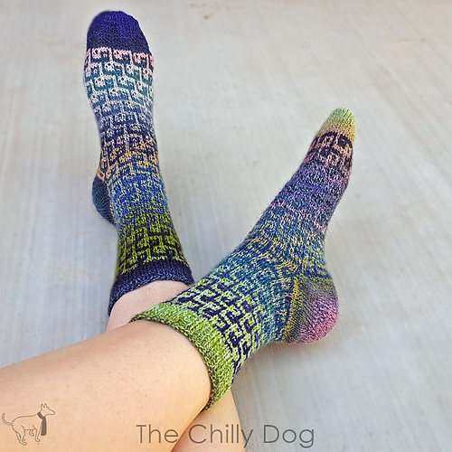 Ravelry: Feeling Loopy Socks pattern by The Chilly Dog