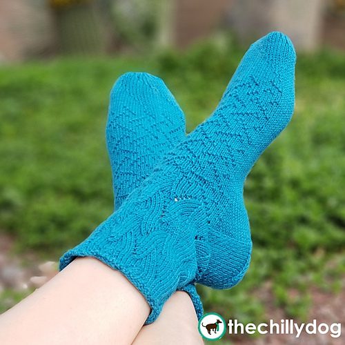 Ravelry: Riptide Socks pattern by The Chilly Dog
