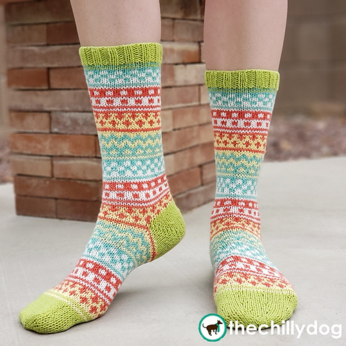 Ravelry: Feeling Scrappy Socks pattern by The Chilly Dog