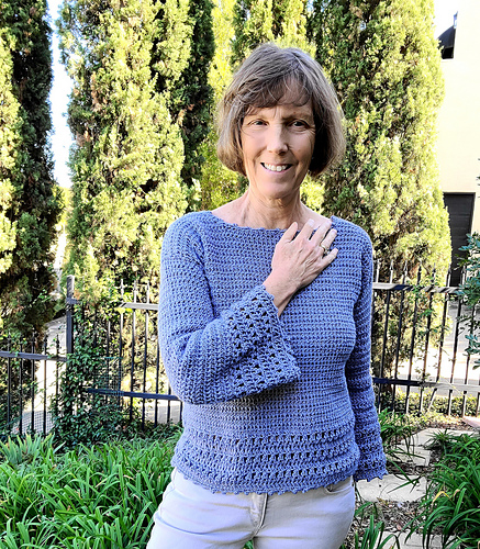 Ravelry: Bluebell Pullover pattern by Tanya Johnson | The Cozy Knot