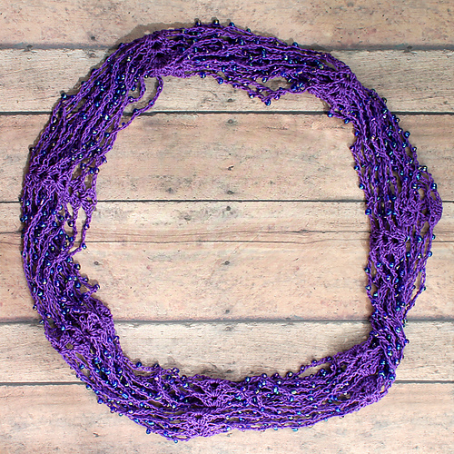 Ravelry: Beaded Crochet Wrap Necklace pattern by Jennifer V. {The Craft ...