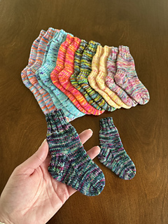 Ravelry: The Littles pattern by Crazy Sock Lady Designs