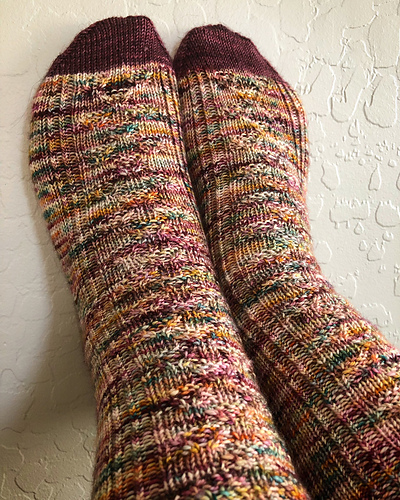 Ravelry: Socks for Dumbledore pattern by Crazy Sock Lady Designs