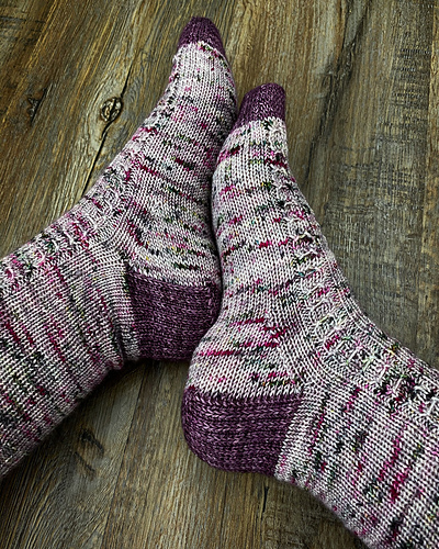 Ravelry: Morning Walk Socks pattern by Crazy Sock Lady Designs