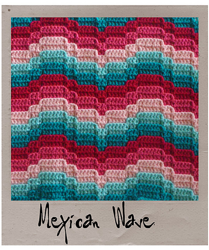 Ravelry: Mexican Wave pattern by Laura Pavy