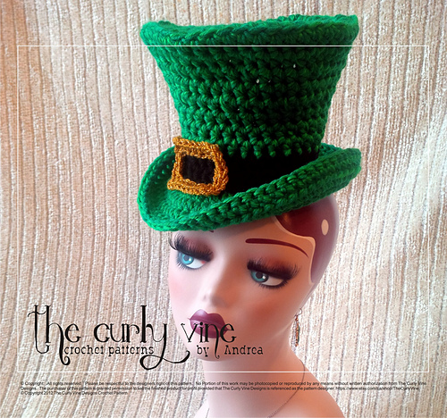 Ravelry: St. Patrick's Day Top Hat pattern by Andrea Campbell