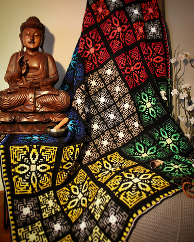 Ravelry: the Tibet Tiles pattern by Mark Roseboom