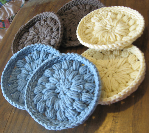 Ravelry: Puff Stitch Coasters pattern by Sarah Jones TheJonesyCo