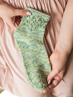 Ravelry: Tidal Waves Socks pattern by Izabela Grzybek