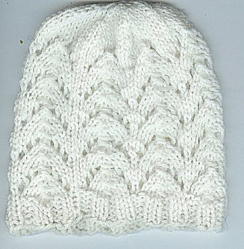 Ravelry: Lace Baby Beanie pattern by Lora Jenkins