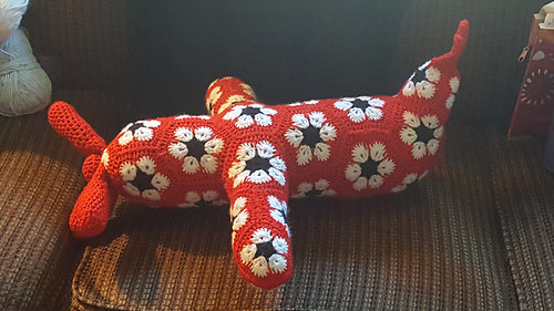 Ravelry: CableRiverDesign's The Red Baron African flower airplane