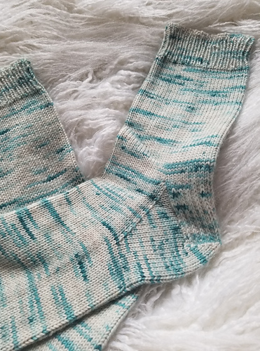 Ravelry: Super Simple Toe Up Socks pattern by Briana Luppino (she/her/hers)