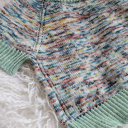 Ravelry: Twisted Tea Shirt pattern by Briana Luppino (she/her/hers)