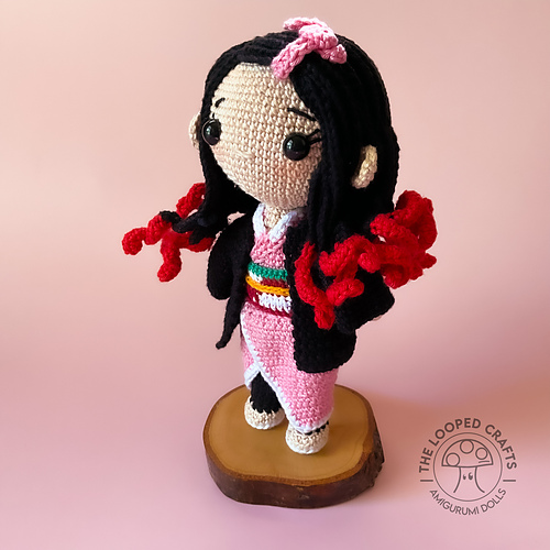 Ravelry: Nezuko Inspired Amigurumi pattern by Aimy Fernandez