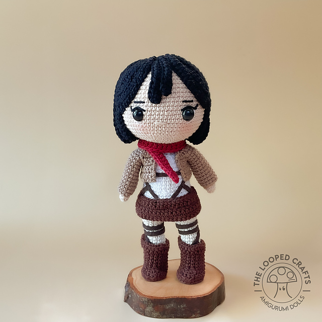 Ravelry: Mikasa Attack on Titan pattern by Aimy Fernandez