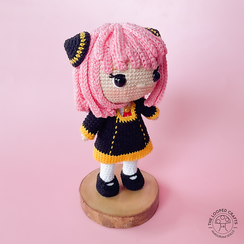 Ravelry: Anya Spy X Family Amigurumi pattern by Aimy Fernandez