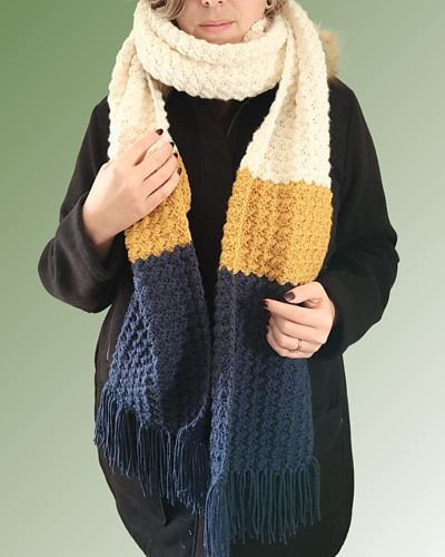 Ravelry: Color Block Super Scarf pattern by Shannon Holding