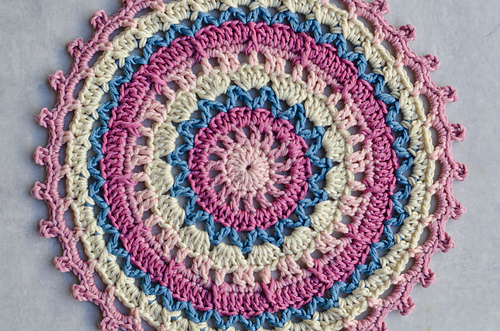 Ravelry: Wheel of Hope Mandala pattern by The Loopy Stitch