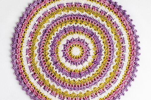 Ravelry: Wheel of Hope Mandala pattern by The Loopy Stitch