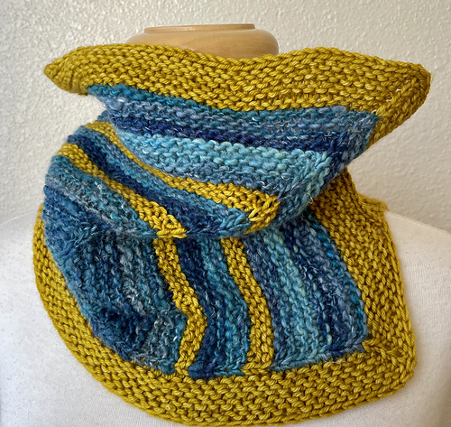 Ravelry: Revenge of Pup Patch Cowl pattern by Nick Davis