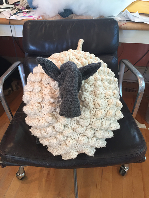 Ravelry: theneedletree's Bobble Sheep Pillow