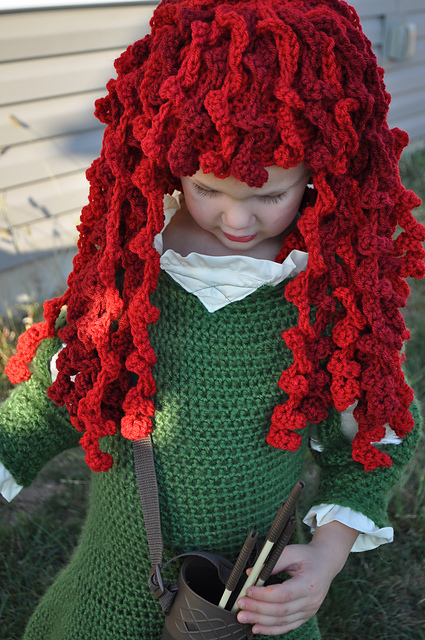 Ravelry: thepinktoque's Brave Merida Costume Wig