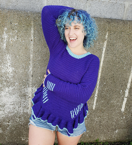 Ravelry: Pansy Sweater pattern by Katie Moore