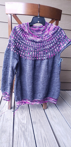 RADIATE - Finished My 1st Full Length Sweater! : r/knitting