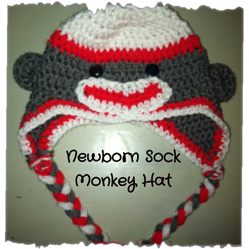 Ravelry: 0-3 Month Sock Monkey Hat pattern by Stitch11