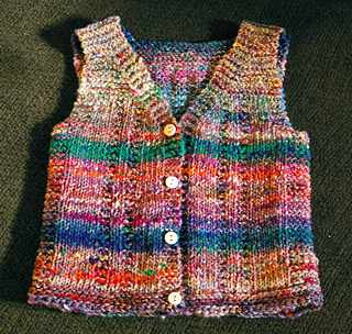Ravelry: Constantine's Noro Vest pattern by Natalie Solonenko