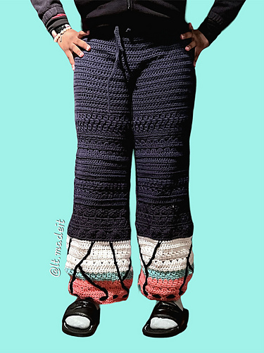 Ravelry: Andrena Harem Hippie Pants pattern by Priscilla Mitchell