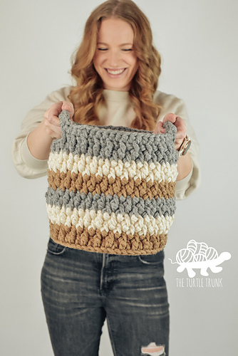 Ravelry: Country Cottage Basket pattern by The Turtle Trunk