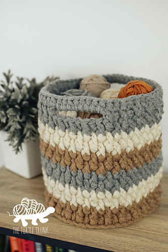 Ravelry: Country Cottage Basket pattern by The Turtle Trunk