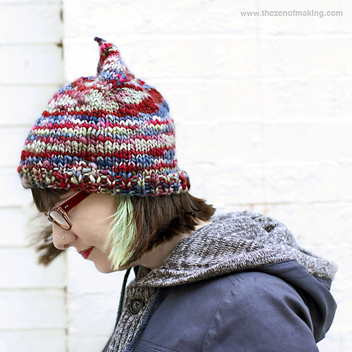 Ravelry: Easy Grownup Pixie Hat pattern by Haley Pierson-Cox