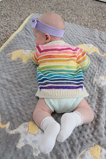 Ravelry: thisadawn's Baby Vertebrae (rainbow, 3-6 mos)