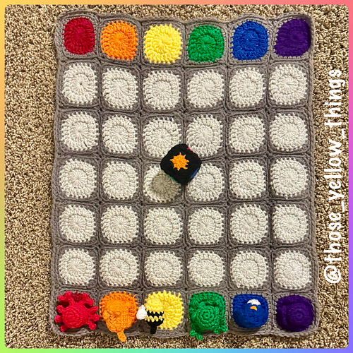 Ravelry: Stitchy Sprint Board Game pattern by Emily Ann