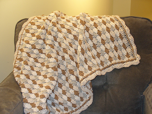 Ravelry: Shell Stitch Baby Blanket #70263A pattern by Lion Brand Yarn