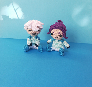 Ravelry: Blue lock mini Nagi & Reo pattern by thyandra crochet