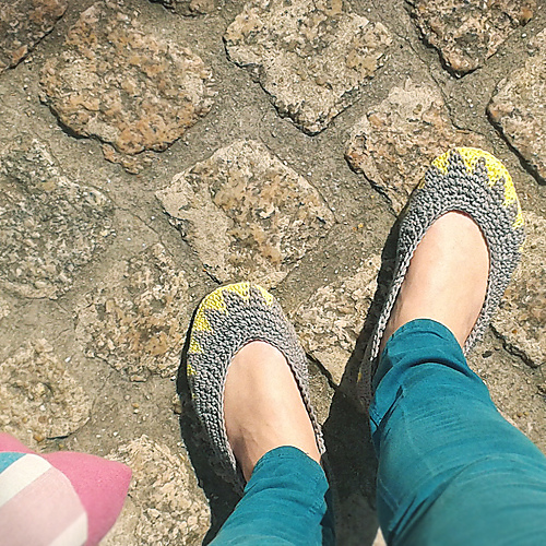 Ravelry: PICNIC Flat Shoes pattern by Ana Tenorio