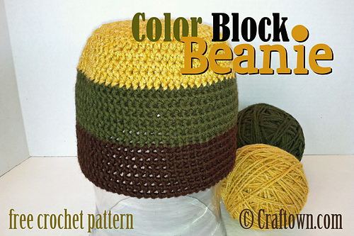 Ravelry: Color Block Beanie pattern by Tia Davis
