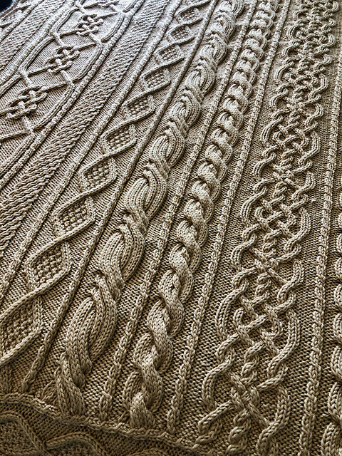 Ravelry: November Aran Afghan pattern by Melissa Hwang