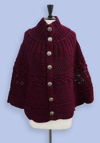 Ravelry: Crabtree cape pattern by Tigg's Togs