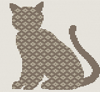 Ravelry: Sitting Cat pattern by Gary Kennedy (Intarsia)
