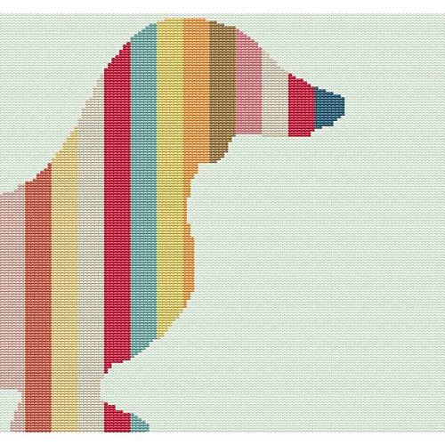 Ravelry: Dachshund on Three Cushions pattern by Gary Kennedy (Intarsia)