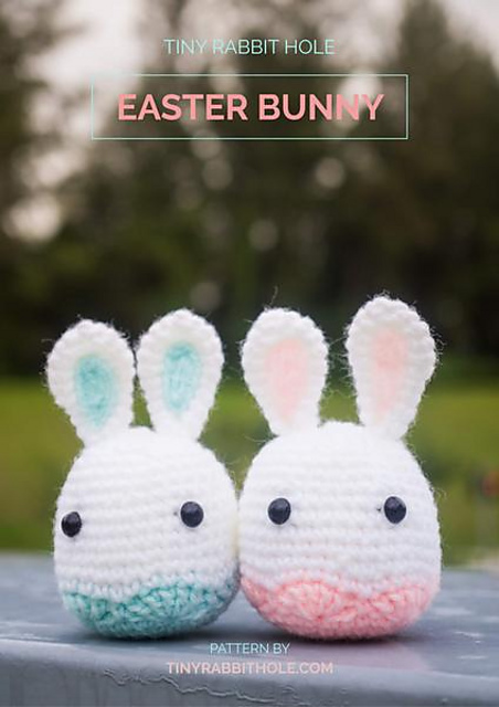 Ravelry: Easter Bunnies Amigurumi pattern by Tiny Rabbit Hole
