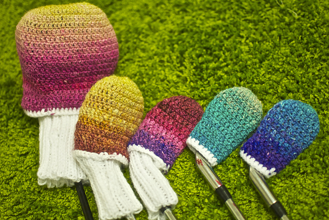 Ravelry: Crochet Golf Club Covers pattern by Tim Graffen
