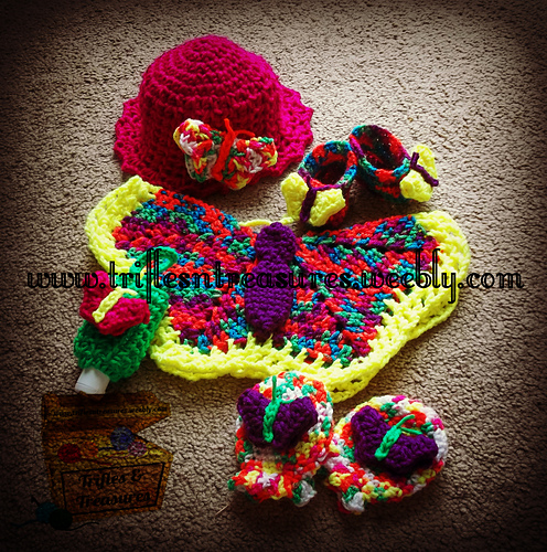 Ravelry: Flutterflies Set pattern by Tera Kulling