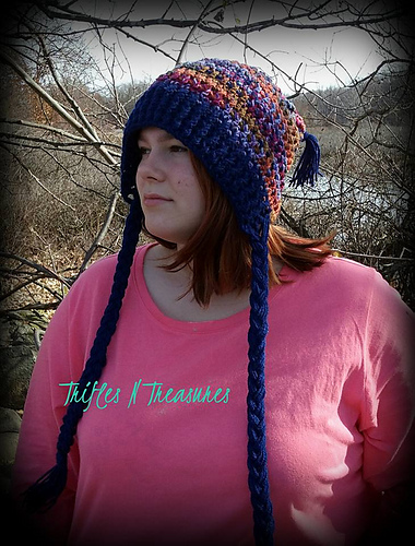 Ravelry: Ribbed Slouchy Stocking Cap pattern by Tera Kulling