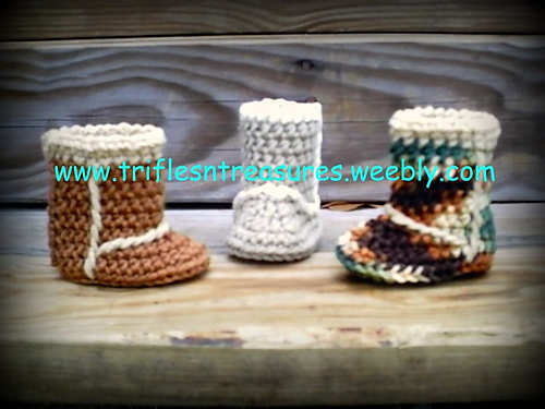 Ravelry: Baby Uggs Boots pattern by Tera Kulling